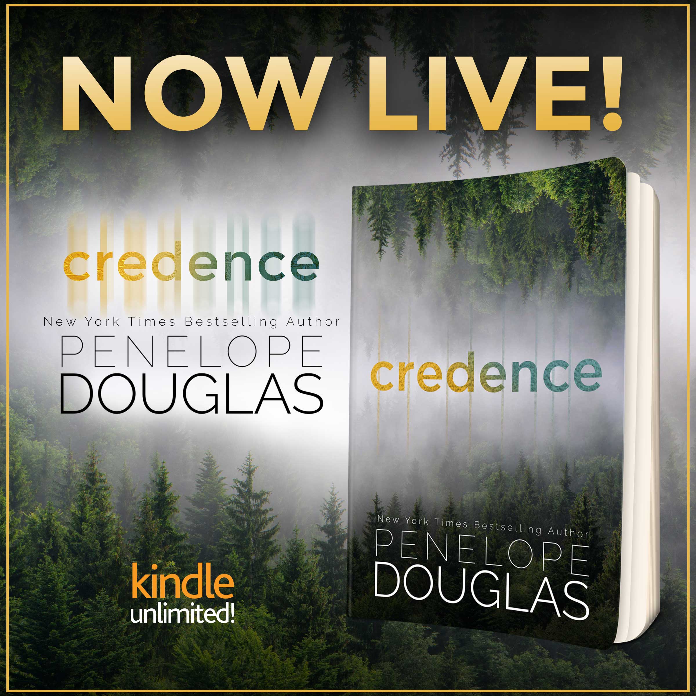 Credence by Penelope Douglas – LIVE NOW – – The Banker & The Book Nerd